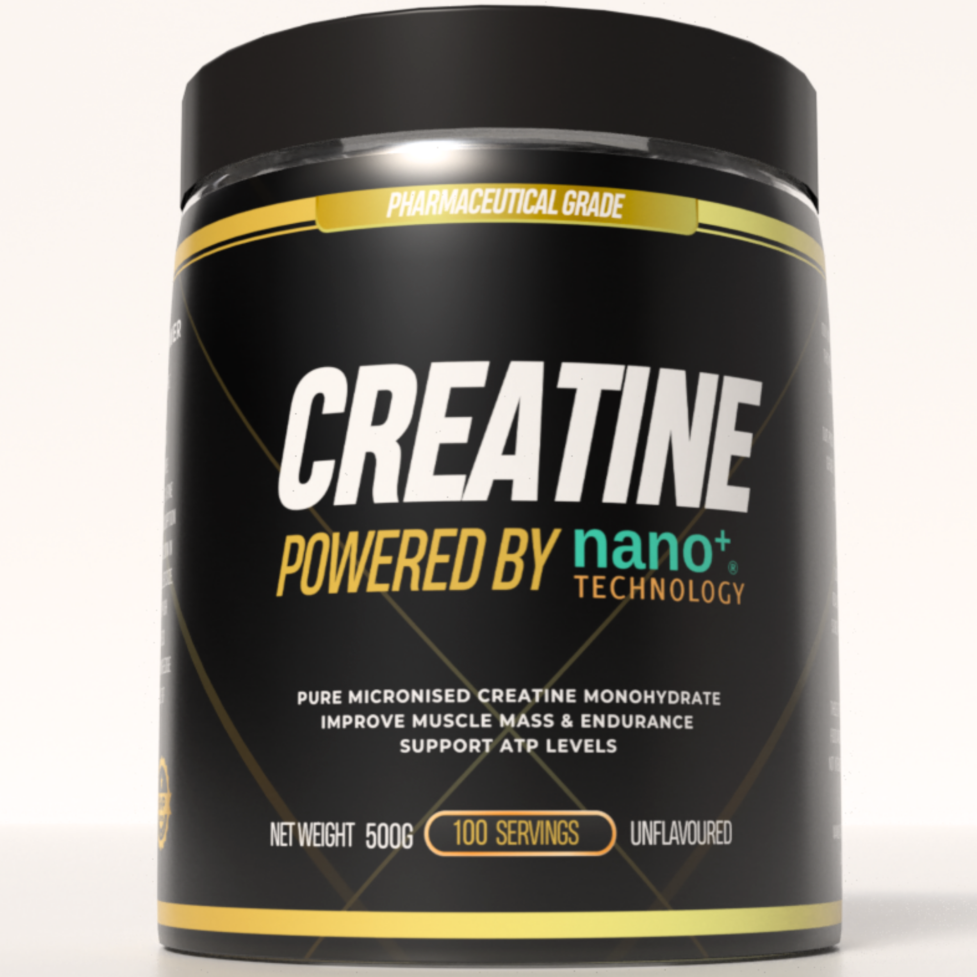Creatine Monohydrate Powder German Engineered with Nano+ Technology 50 ...
